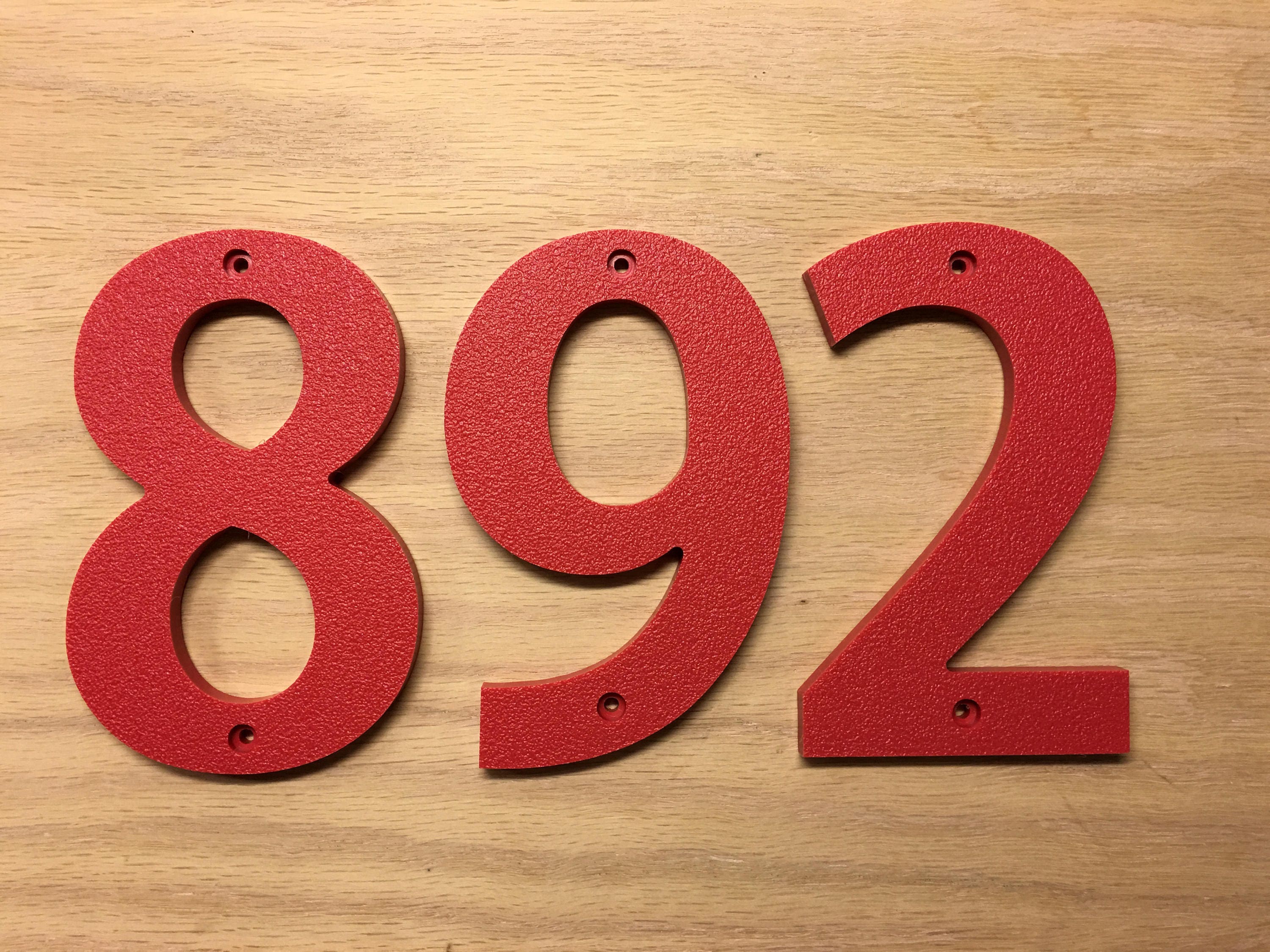 12 Inch Bold House Numbers | Etsy