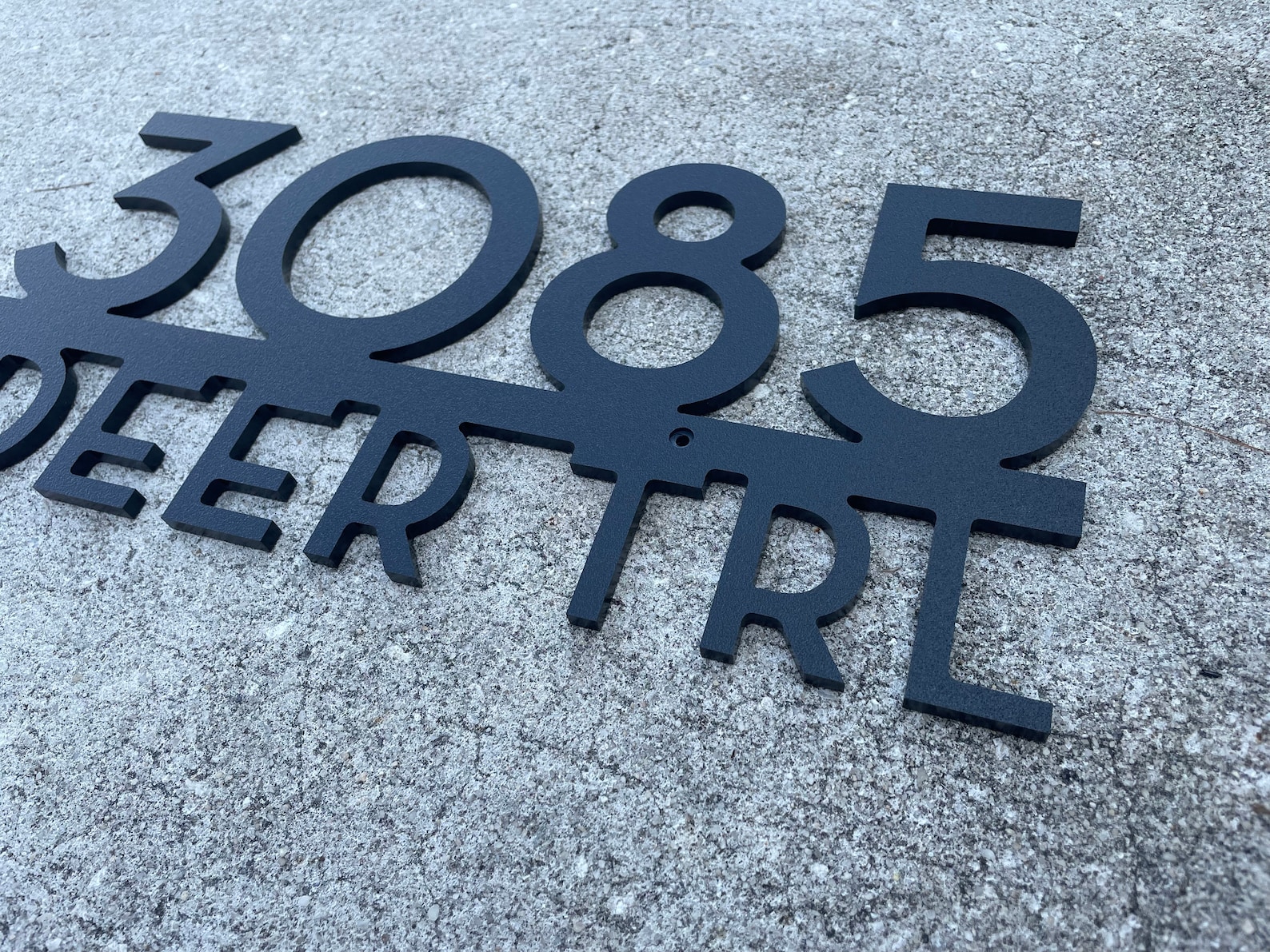 Custom Contemporary Apartment Number Unit Address Sign Regular - Etsy