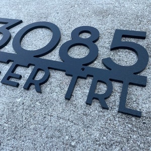 Custom Contemporary Apartment Number Unit Address Sign Regular Size - Etsy