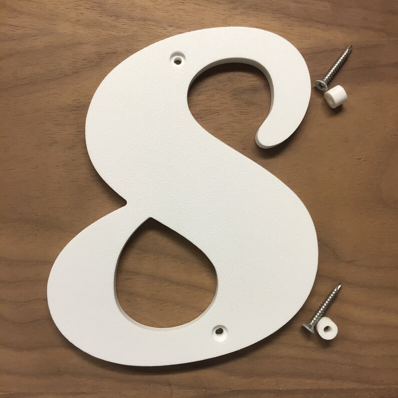 6 Inch Socal Script Style House Numbers Letters | Etsy