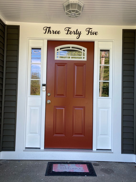 Graceful Cursive House Numbers: Regular Size - Etsy