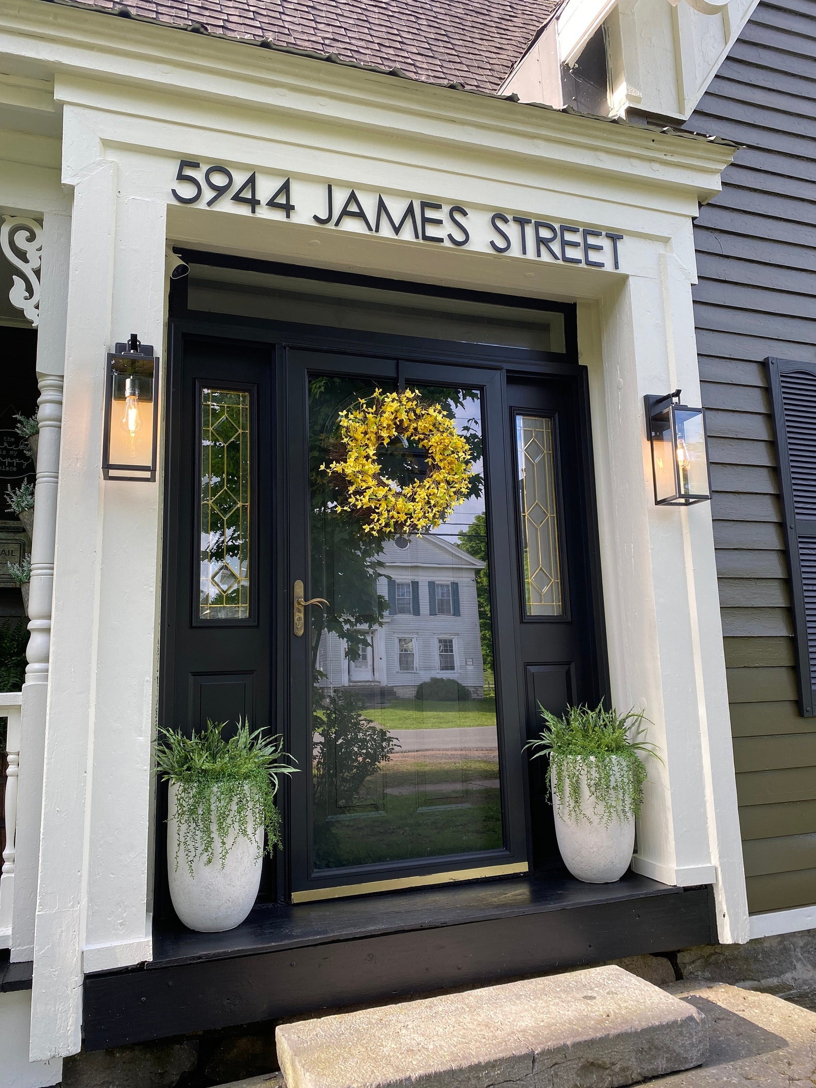 6 Inch Modern House Numbers Letters - Etsy