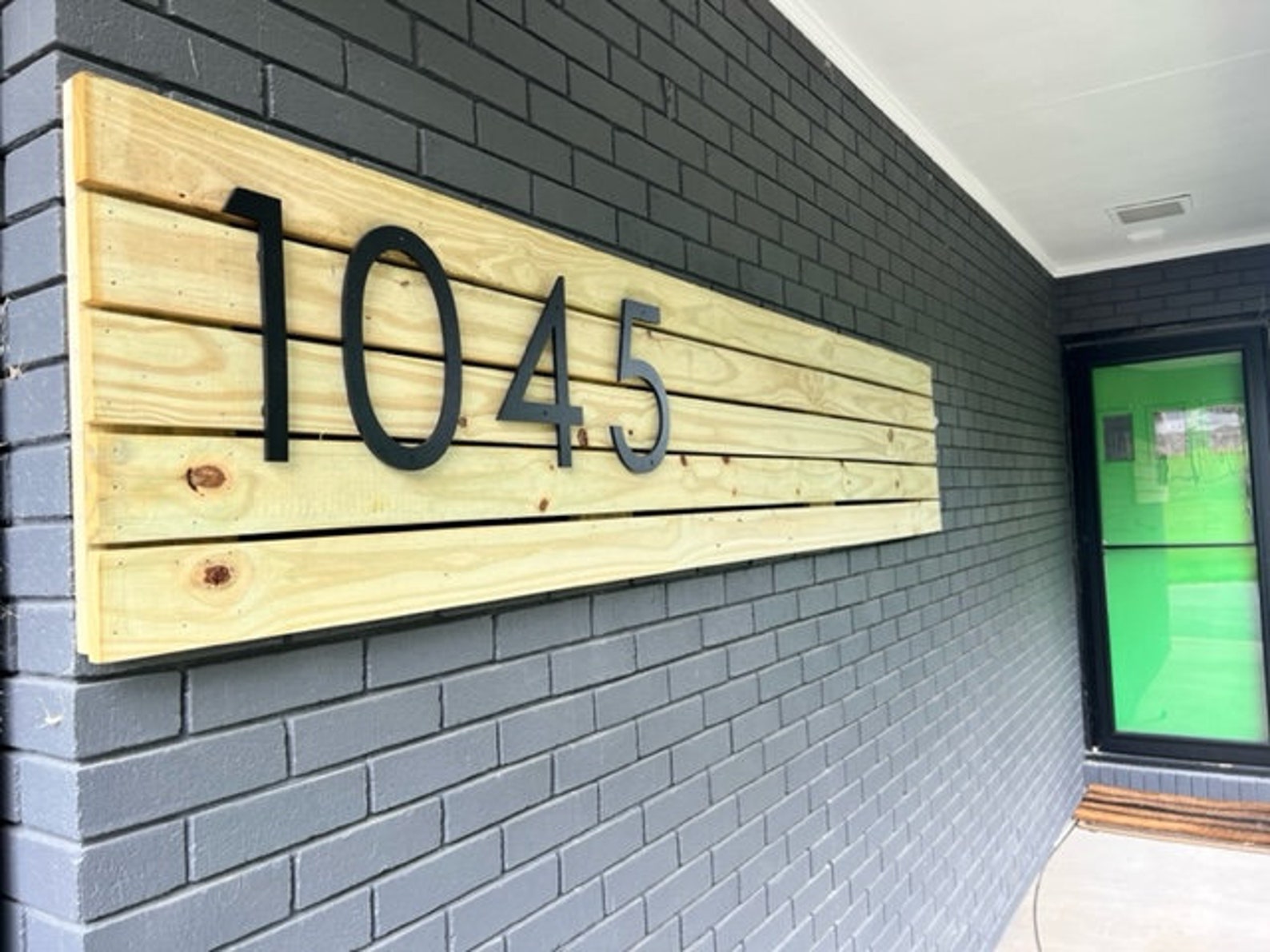 10 Inch Modern House Numbers Letters - Etsy