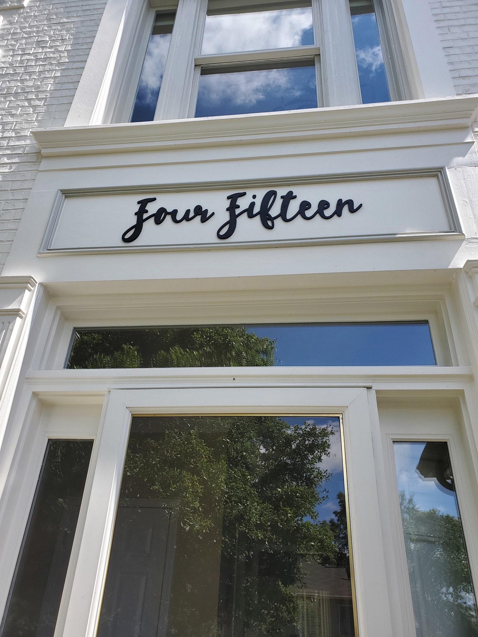 LARGE Brush Script Cursive House Numbers | Etsy