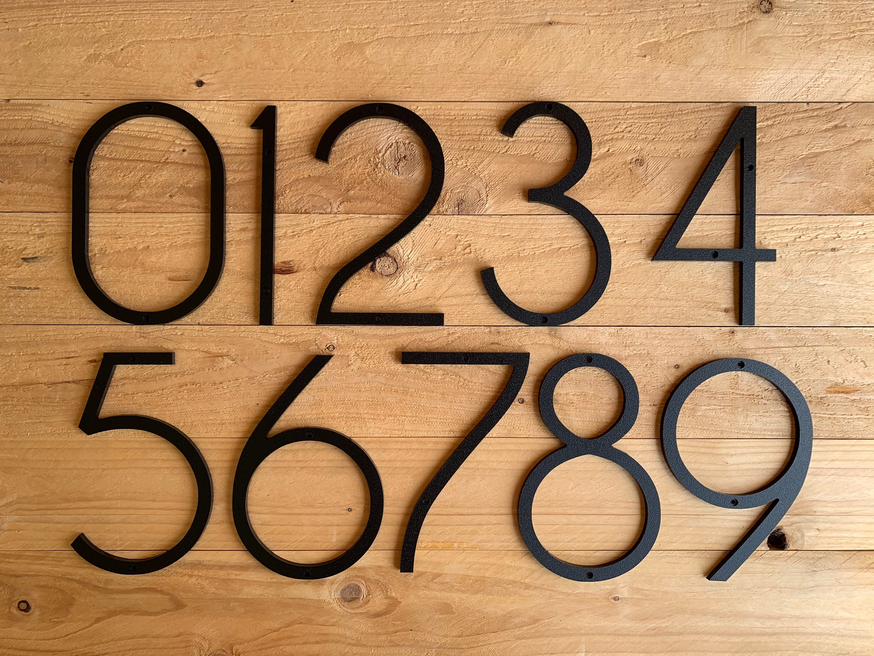 16 Inch Elegant Modern Numbers Letters - Etsy