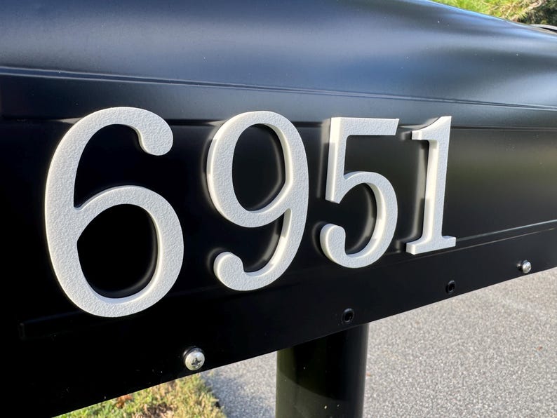 3 Inch Traditional Modern House Numbers Letters - Etsy