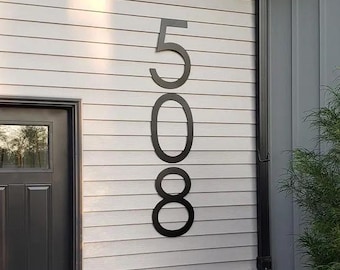 24 Inch Modern House Numbers Letters - Etsy 24 Inch Modern House Numbers Letters - Etsy