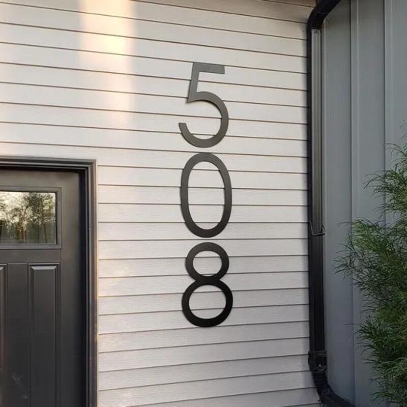 Modern House Numbers - Etsy