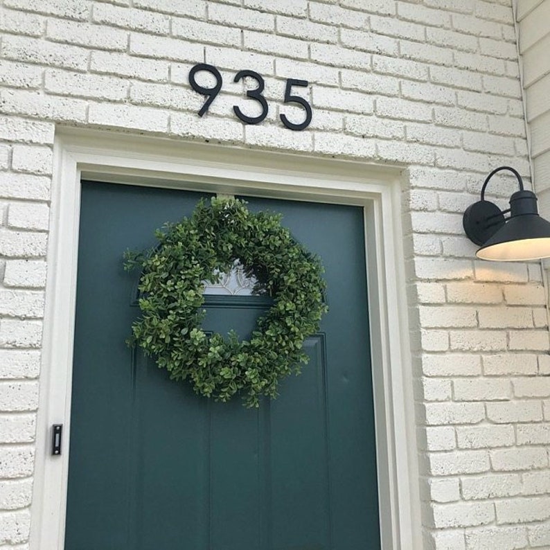 6 Inch Modern House Numbers Letters - Etsy
