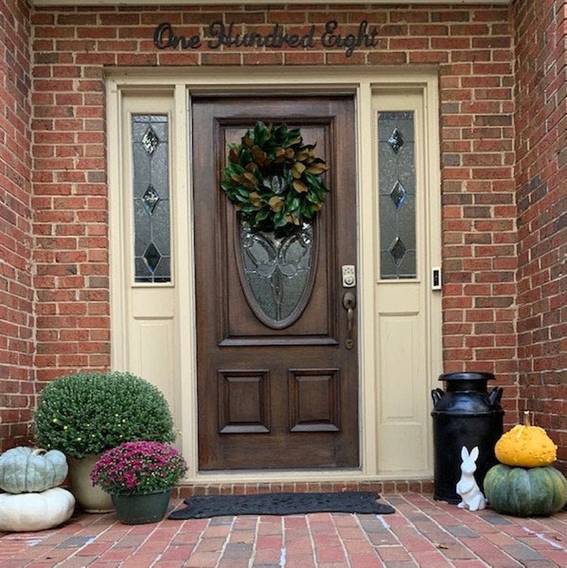 Colonial Cursive House Numbers: Regular Size - Etsy