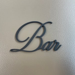 Small Fancy Cursive Cut Out Acrylic Wedding Signs - Etsy