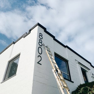 18 Inch Modern House Numbers Letters - Etsy