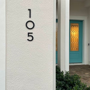 3 Inch Contemporary House Numbers - Etsy