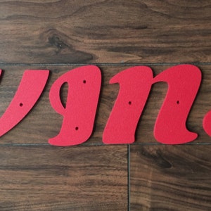 6 Inch Socal Script Style House Numbers Letters | Etsy