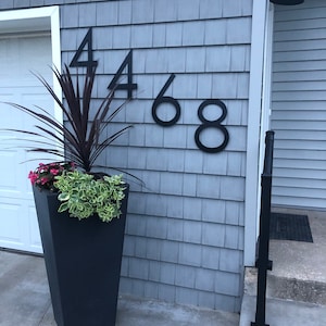 14 Inch Modern House Numbers Letters - Etsy
