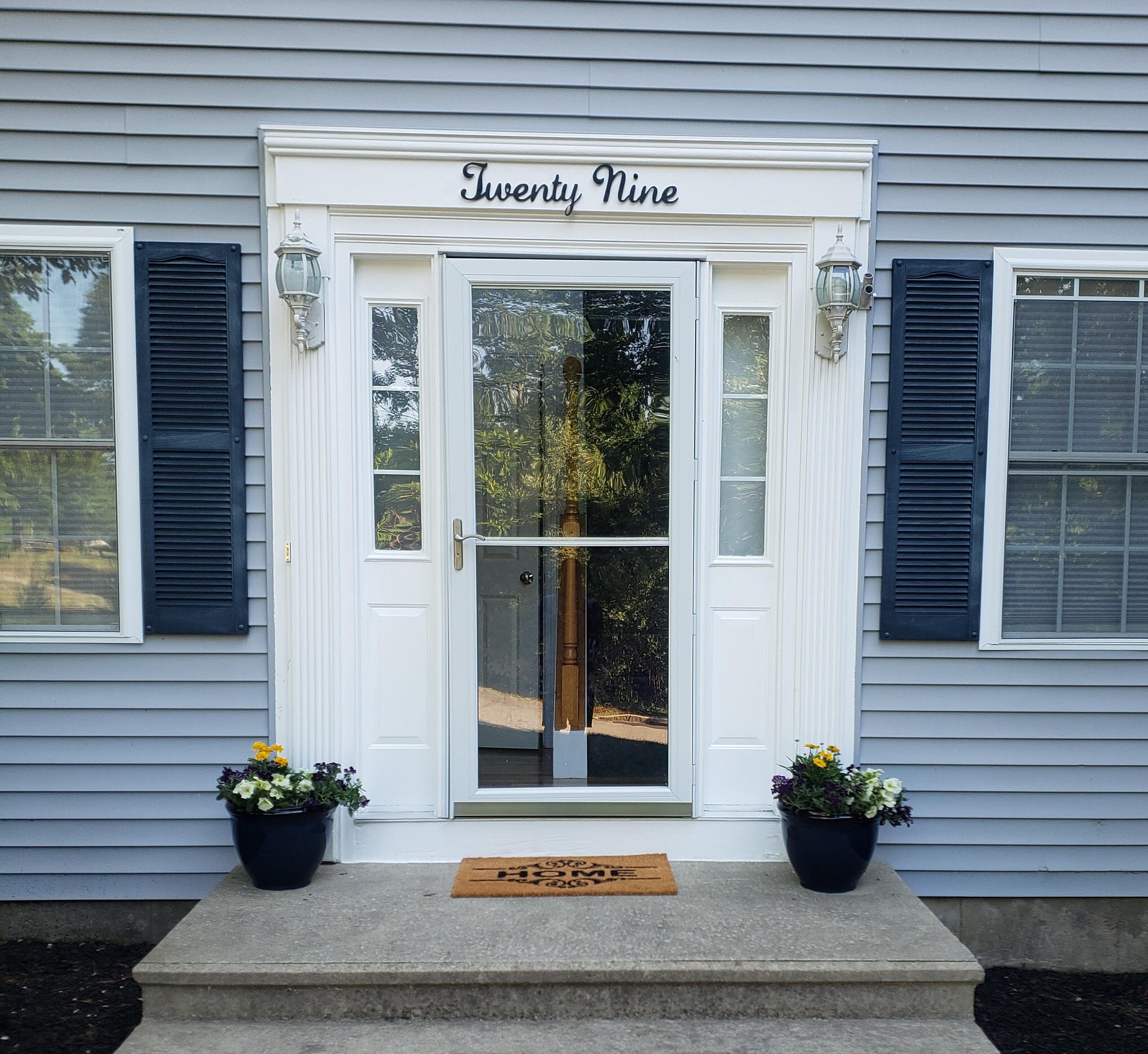 Colonial Cursive House Numbers: Regular Size | Etsy