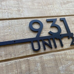 Jumbo Size Contemporary House Number Street Address Sign - Etsy