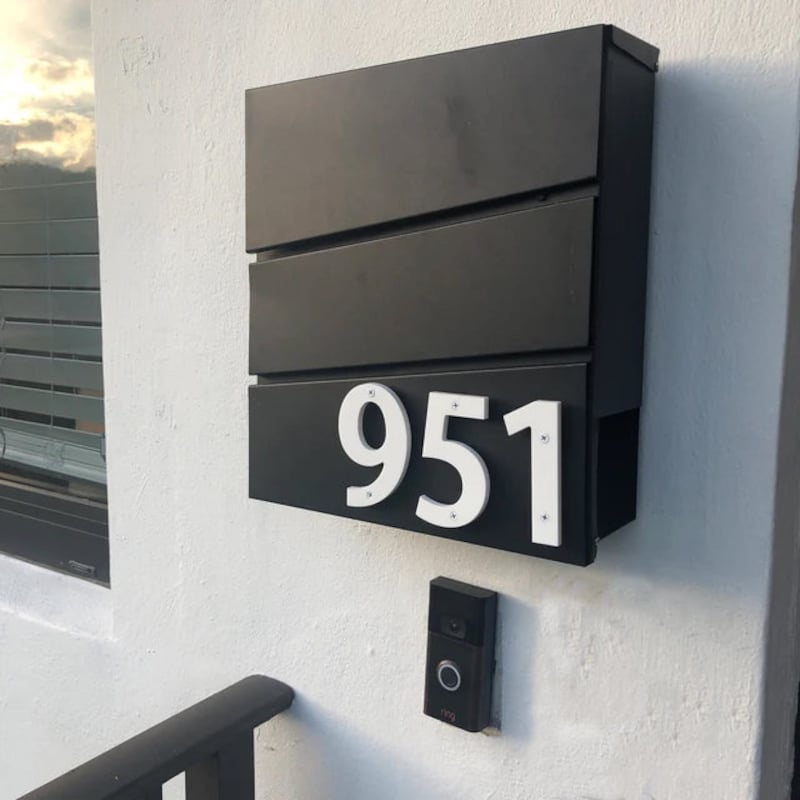 Backlit House Numbers - Etsy