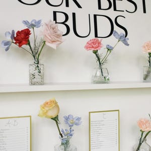 Our Best Buds Sticker Cut-out Acrylic - Etsy