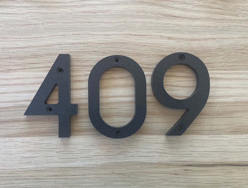 3 Inch Elegant Modern House Numbers - Etsy