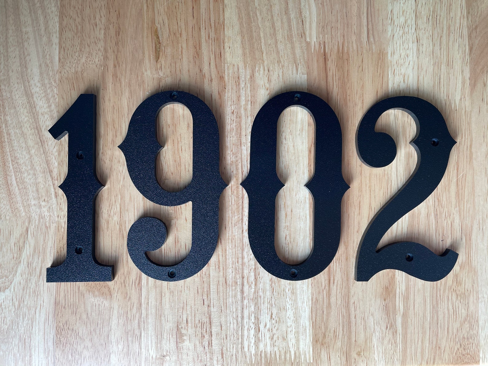 6 Inch Western House Numbers Letters - Etsy