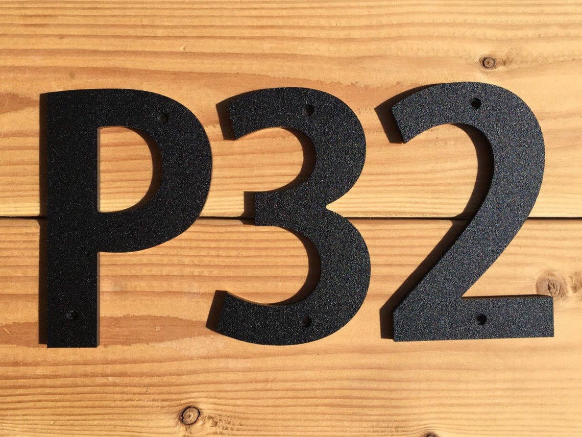 18 Inch Bold House Numbers | Etsy