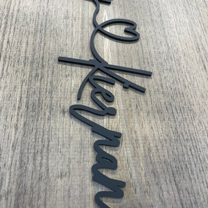 Custom Acrylic Laser Cut-out Cursive Sign - Etsy