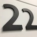 6 Inch Magnetic Modern Numbers Letters for Doors, Houses, Mailboxes ...
