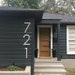 22 Inch Modern House Numbers Letters - Etsy