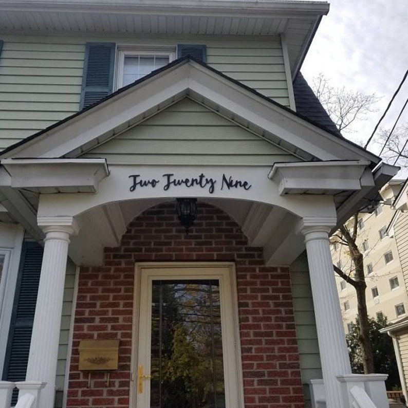 Brush Script Cursive House Numbers: Regular Size - Etsy Canada