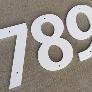 8 Inch Bold House Numbers - Etsy