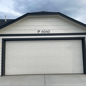 6 Inch Art Deco House Numbers Letters - Etsy