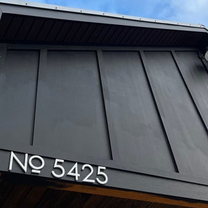 5 Inch Modern House Numbers and Letters - Etsy