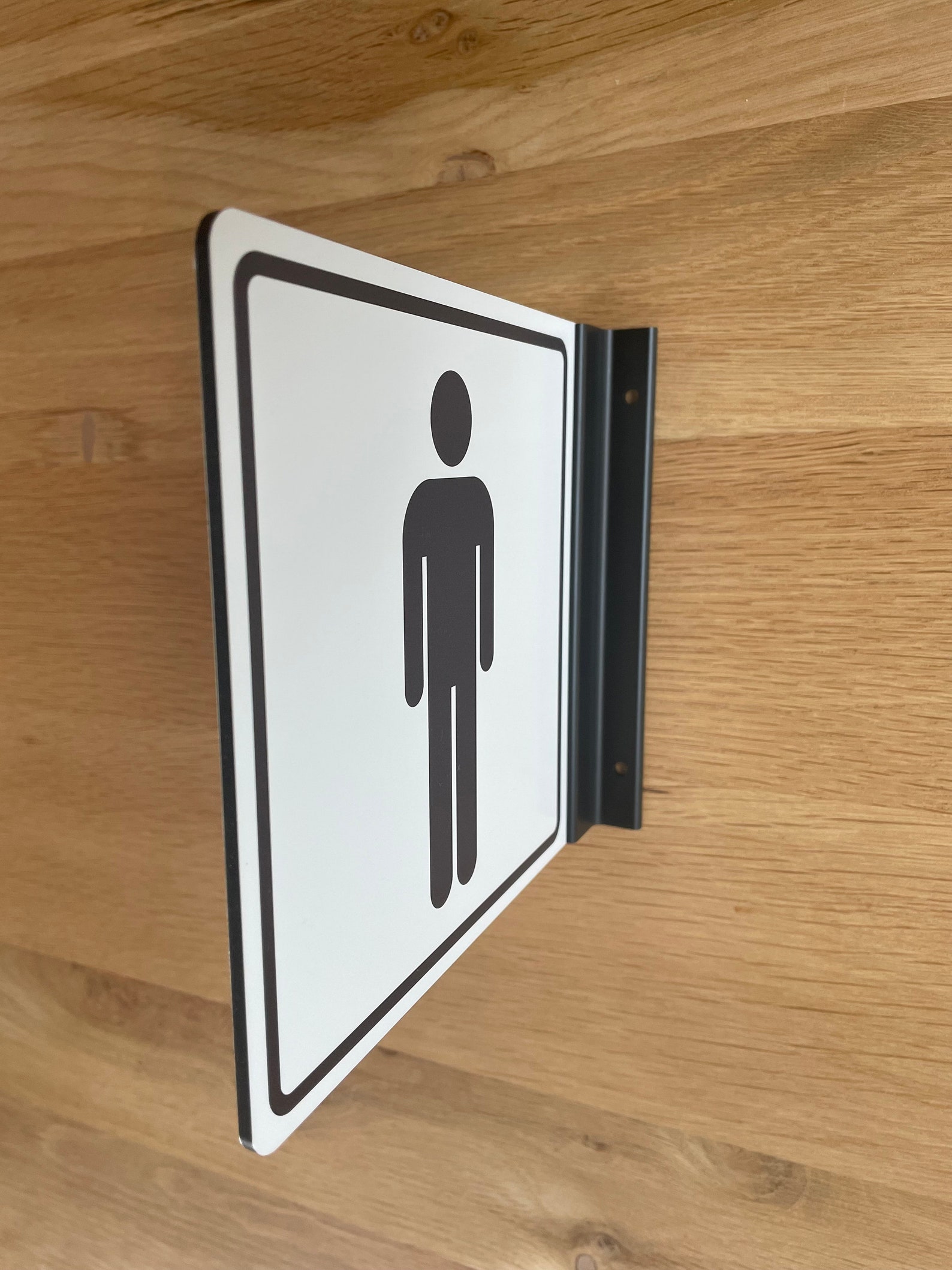 Wall-mounted Restroom Sign for Hallways, Business, School - Etsy