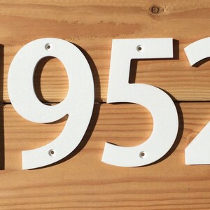 8 Inch Bold House Numbers - Etsy