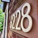 6 Inch Modern House Numbers Letters - Etsy