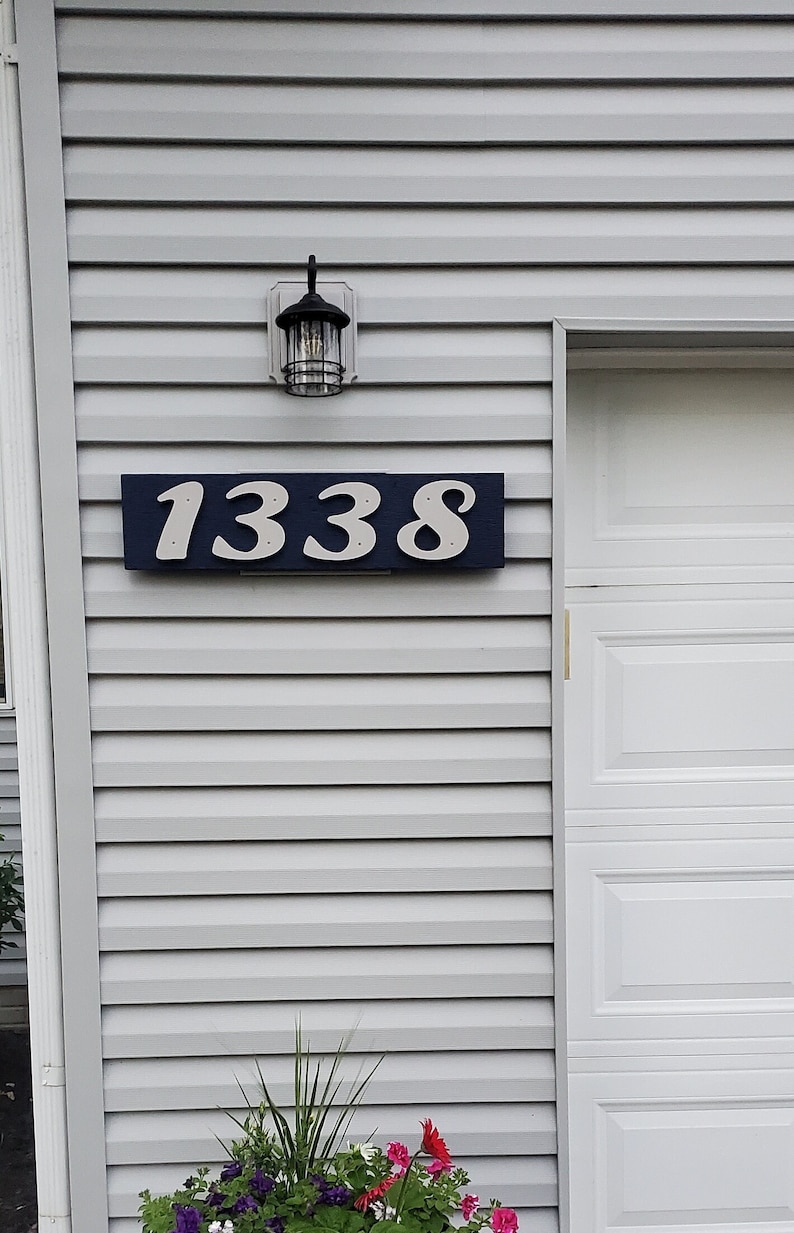 6 Inch Socal Script Style House Numbers Letters - Etsy