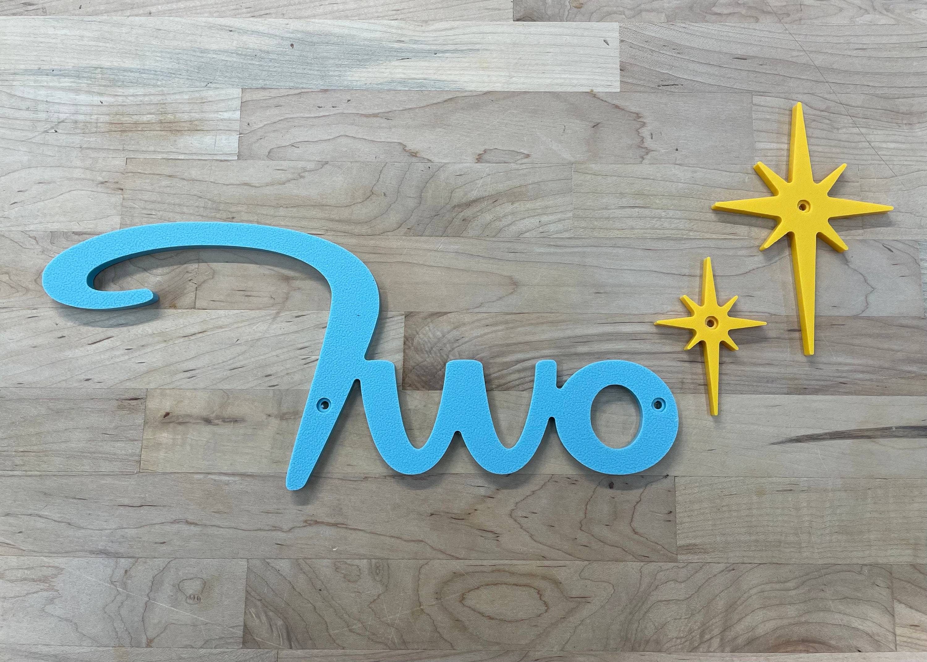 Mid Century Cursive Words or House Numbers: Regular Size - Etsy