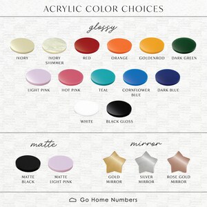 Small Cut-out Cursive Acrylic Words, Style Choices - Etsy
