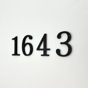 4 Inch Traditional Modern House Numbers Letters - Etsy