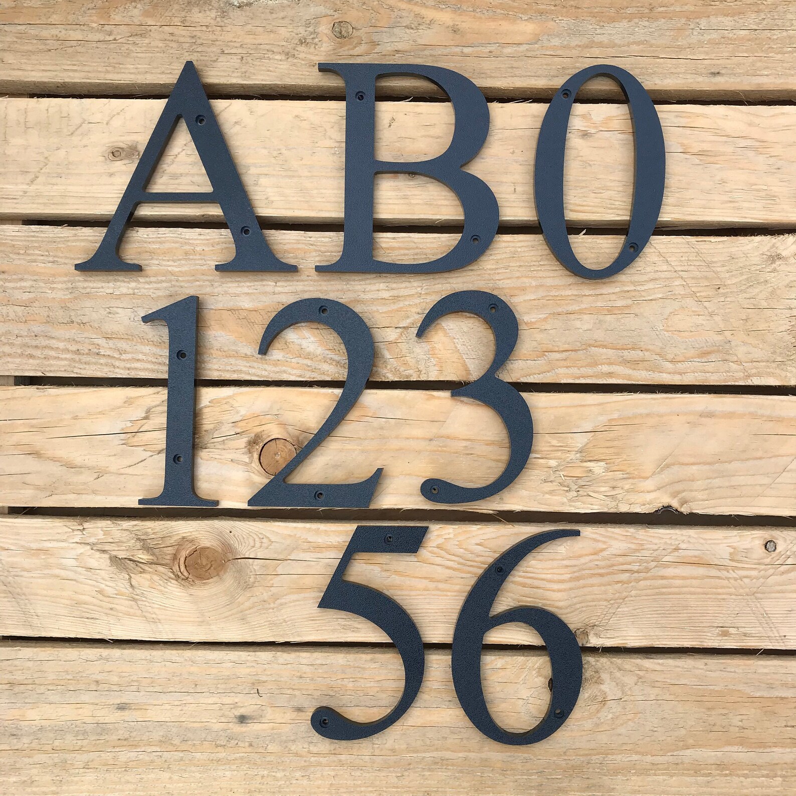 5 Inch Classic House Numbers Letters - Etsy
