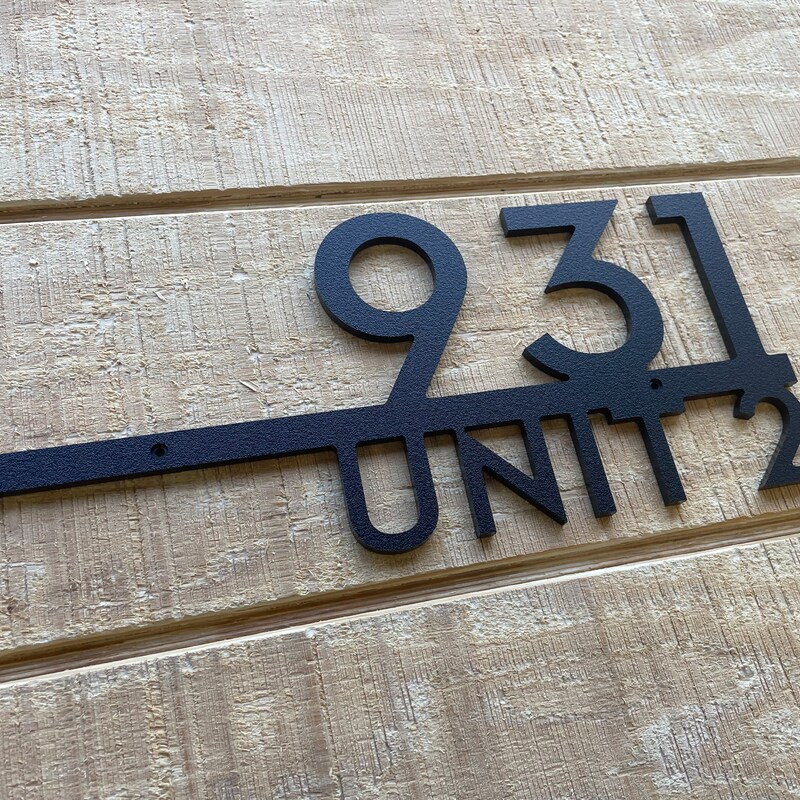 Apartment Number Plaque - Etsy