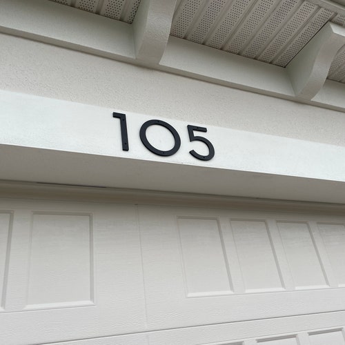 10 Inch Modern House Numbers Address Numbers Architectural - Etsy