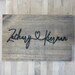 Custom Acrylic Laser Cut-out Cursive Sign - Etsy