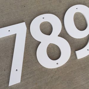 12 Inch Bold House Numbers - Etsy
