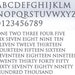 12 Inch ROMAN House Numbers Letters - Etsy