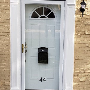 6 Inch Magnetic Modern Numbers Letters for Doors, Houses, Mailboxes ...