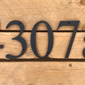 5 Inch Classic House Numbers Letters - Etsy