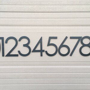5 Inch Magnetic Modern Numbers/ Letters for Steel Doors, Garage ...