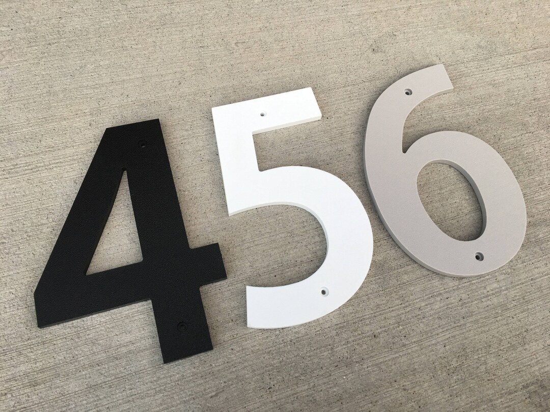 18 Inch Bold House Numbers - Etsy